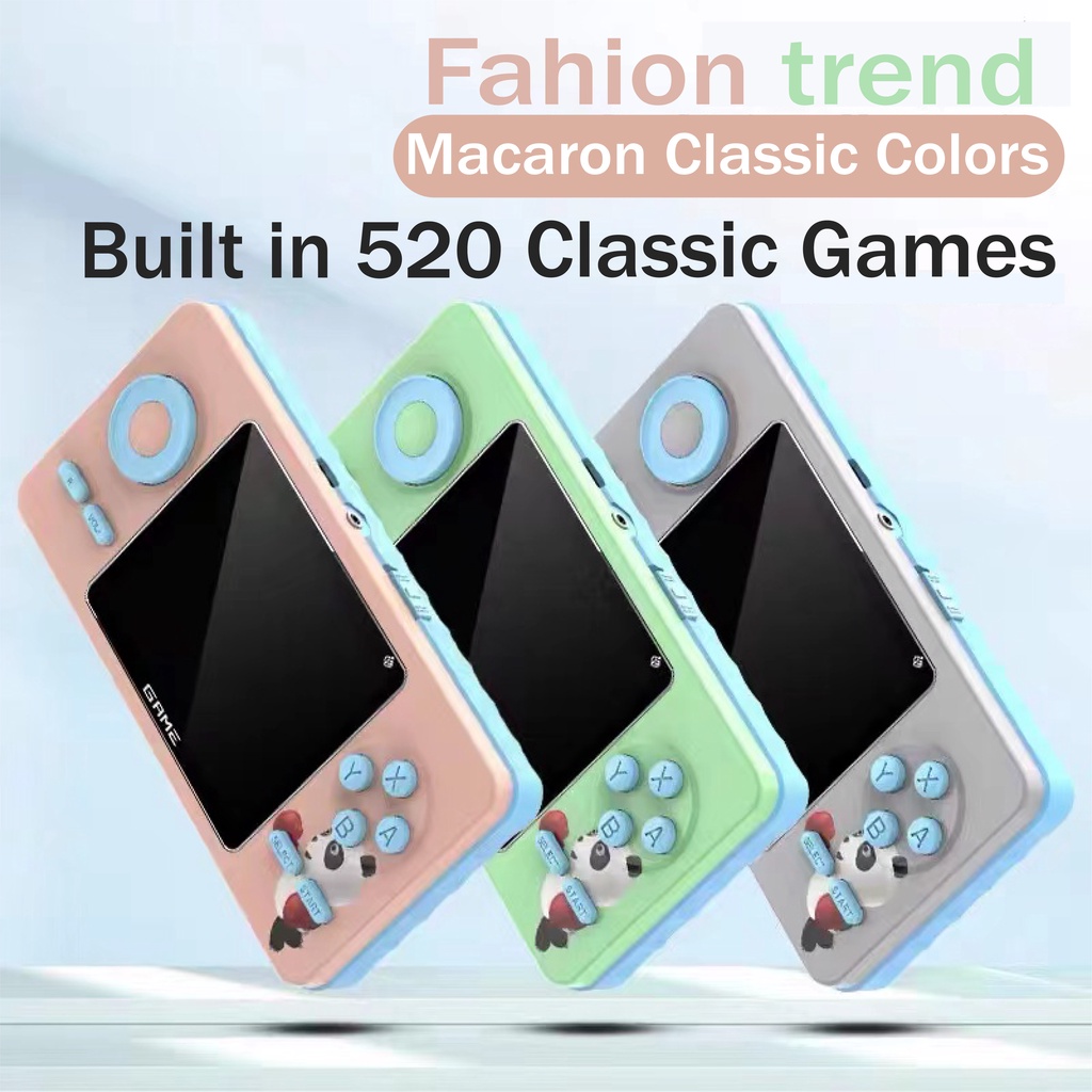 [2 Players] MORUI S5 Game Player Portable Classic Game Consoles 520 ...