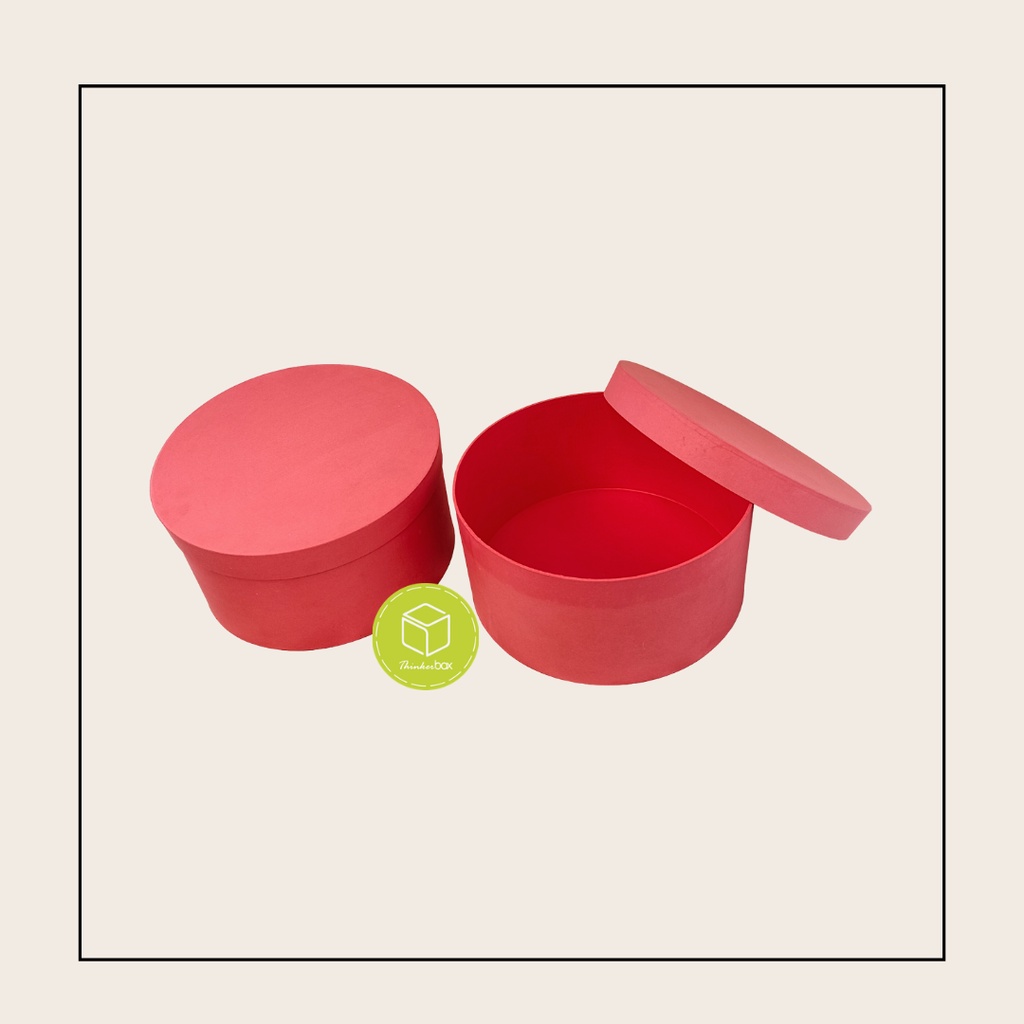 Customized Round Box 8x4 I Round Hard Box I Product Packaging I Round ...