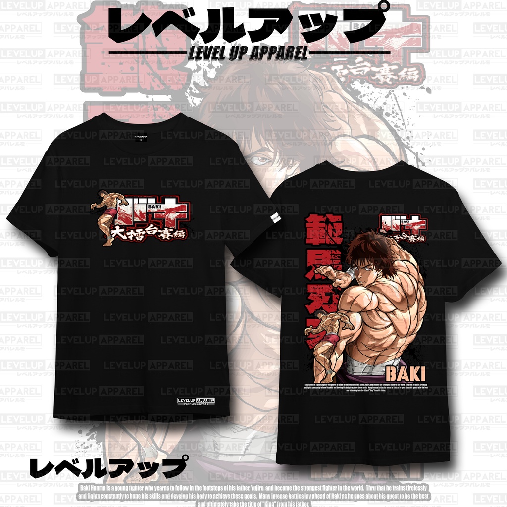 Baki the Grappler Anime Shirt | Shopee Philippines