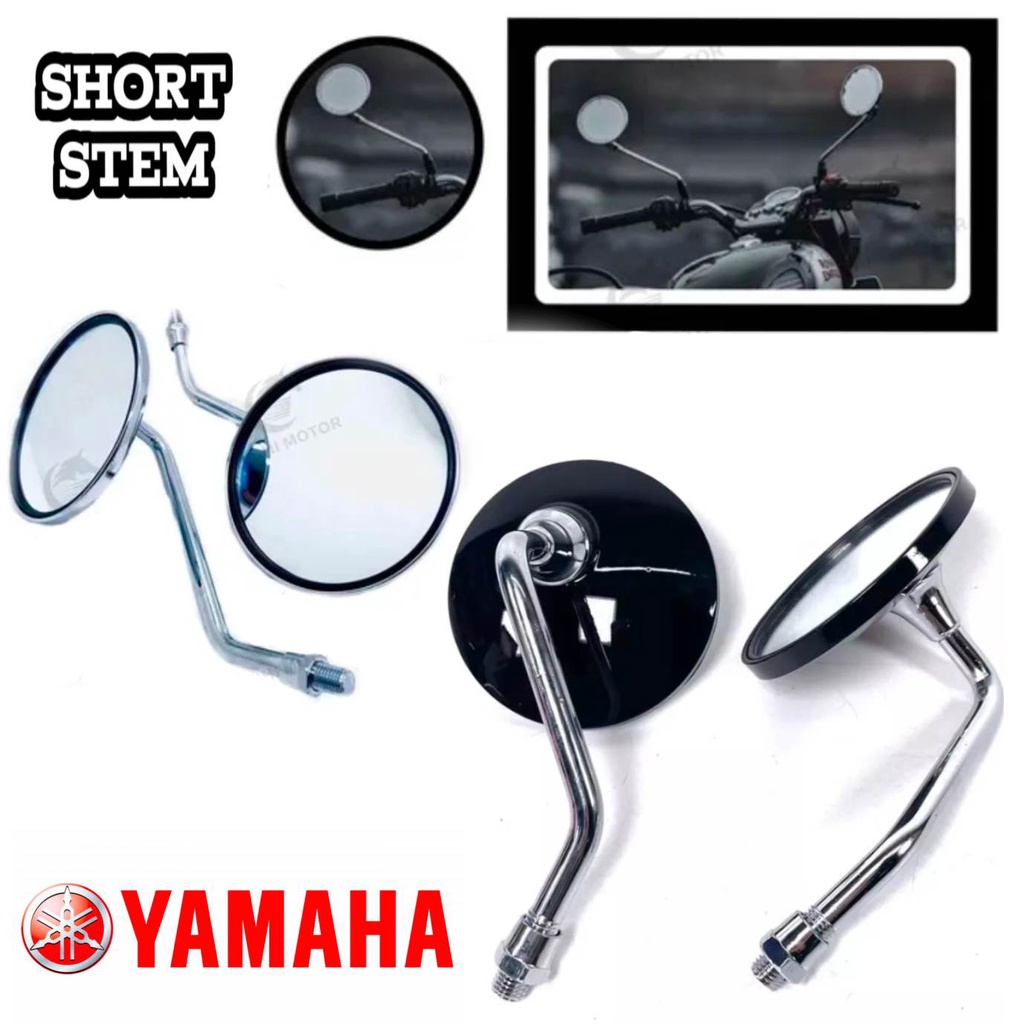 YAMAHA MIO GEAR - [ WAHIFAH ] Motorcycle Round Side Mirror Black ...