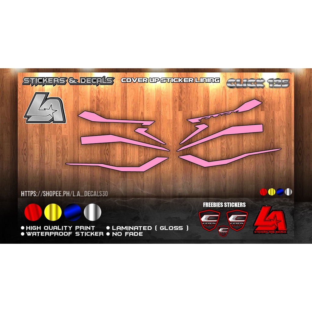 Honda Click 125 V3 Cover Up Sticker / Decals (With Liquid Cooled) 2023 ...