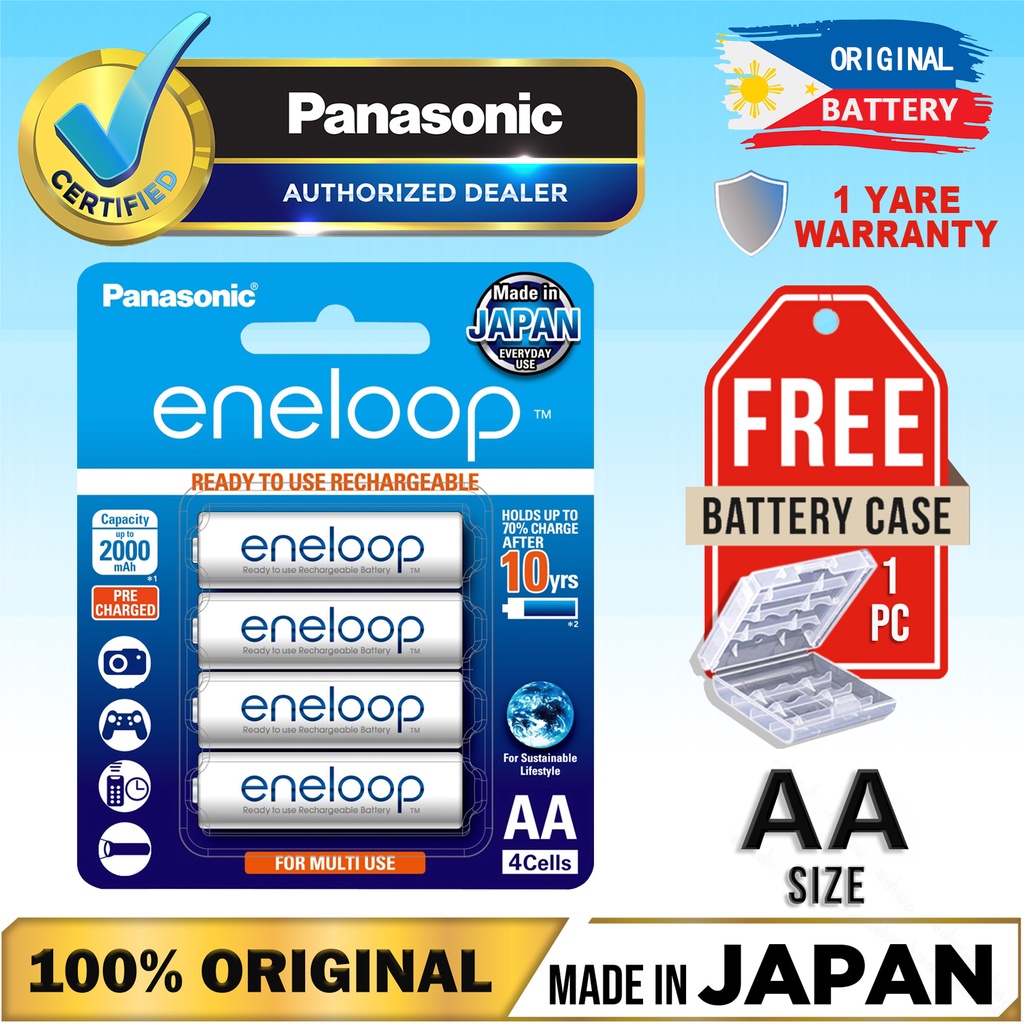 Panasonic Eneloop Original Battery AA AAA Rechargeable Battery NI-MH ...
