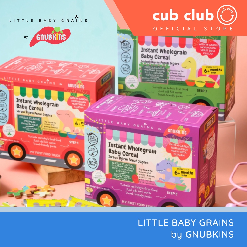 Little Baby Grains by Gnubkins Instant Wholegrain Baby Cereal | Shopee ...