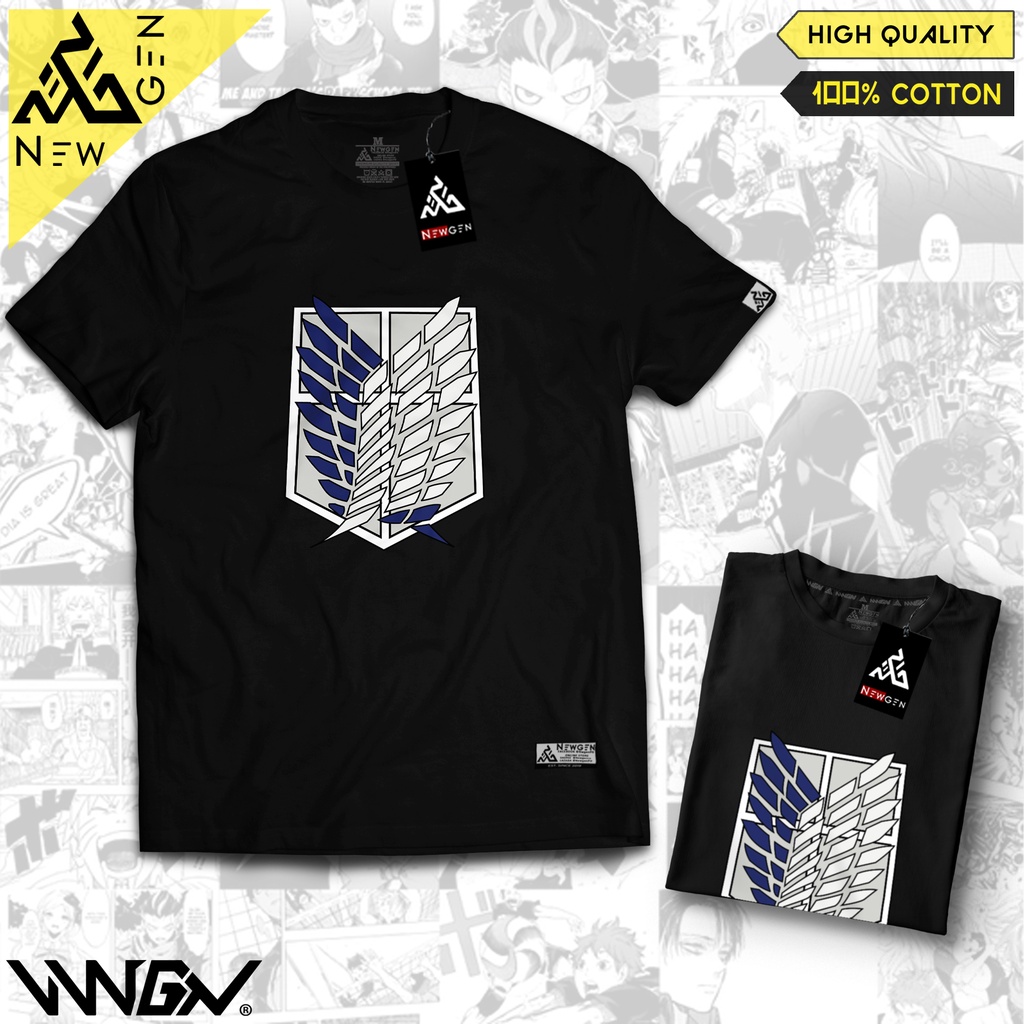 NEWGEN® CLOTHING - " Wings of Freedom R " | Attack on Titan Shirt ...