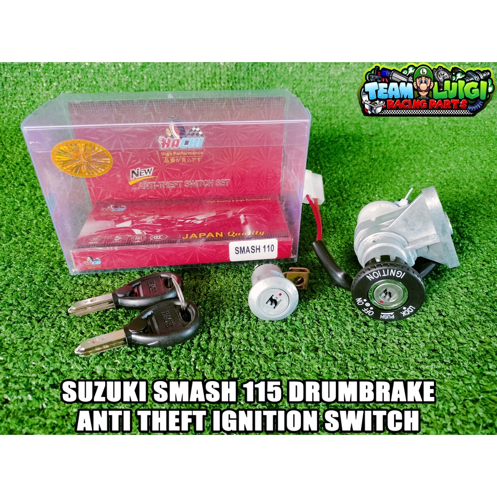 HACHI SUZUKI SMASH 115 DRUMBRAKE ANTI THEFT IGNITION SWITCH | Shopee ...