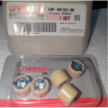 (DIY) Yamaha Genuine Flyball/Weight Roller ( Bola ) Parts - Mio Sporty ...