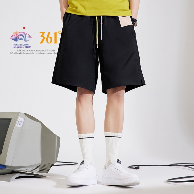 361 Degrees Shorts Men'S Running Fitness Sports Casual Five-Point Pants ...
