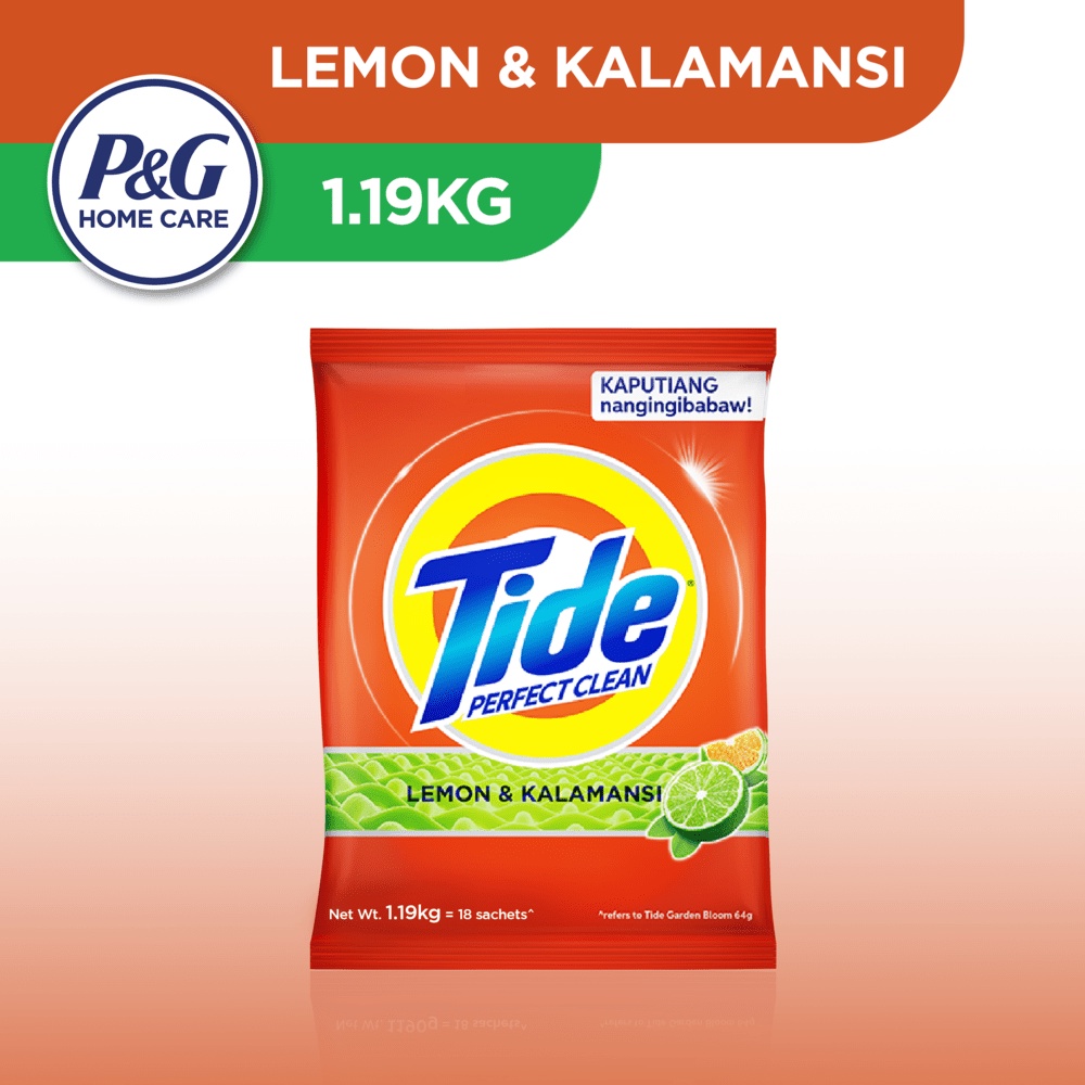 Tide Perfect Clean Lemon and Kalamansi Powder Detergent 1.19kg | Shopee ...