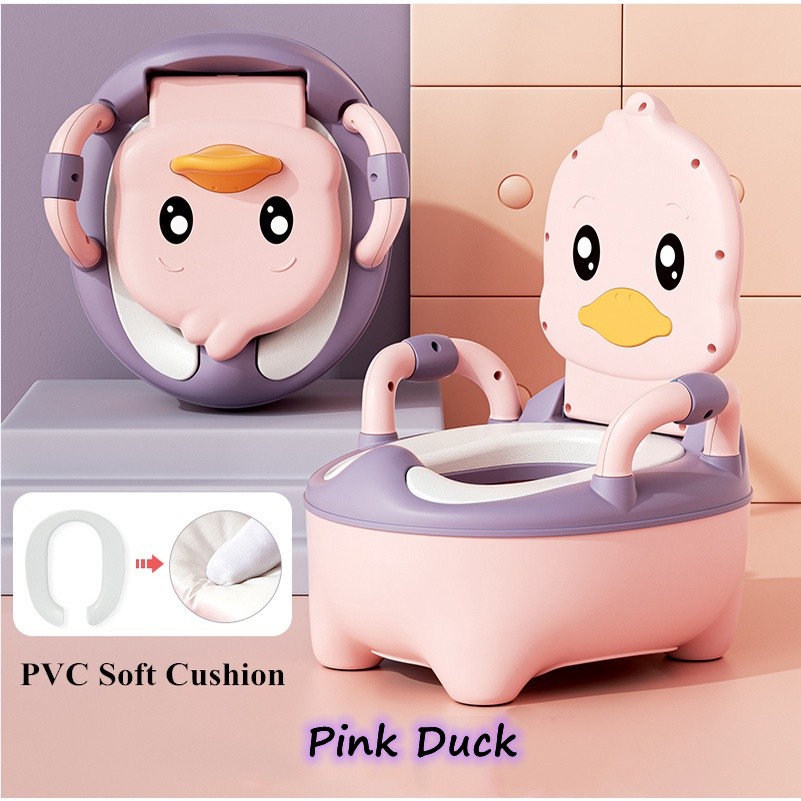 Duck Design Potty Trainer Toilet Portable Baby Toilet Potty Training ...