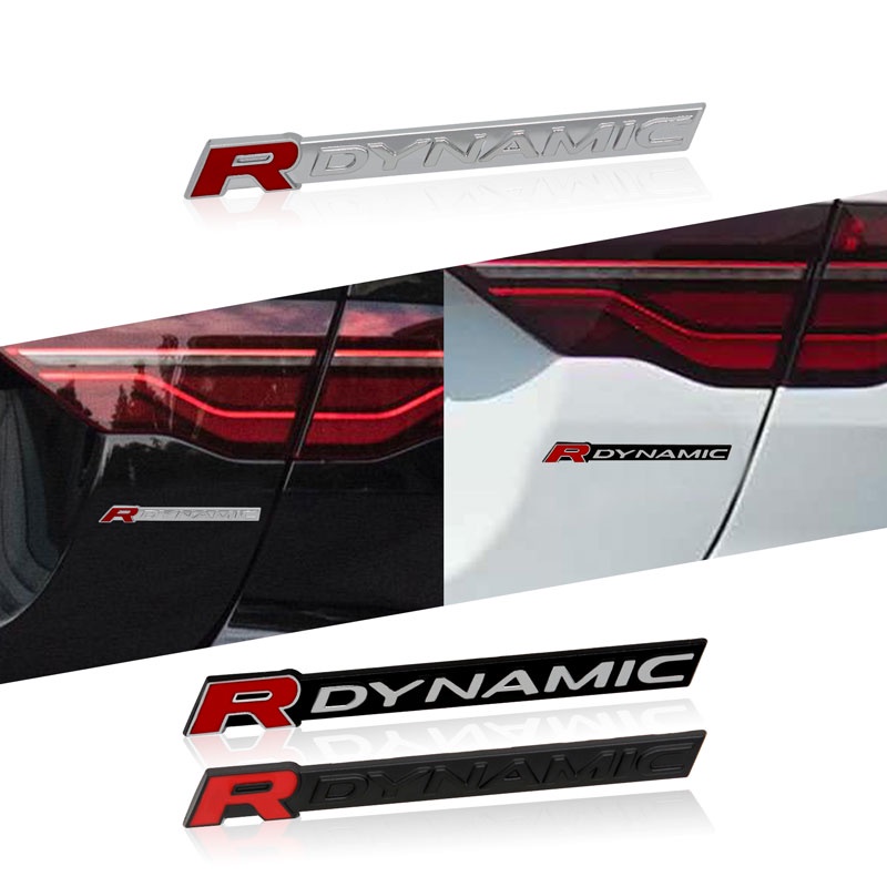R DYNAMIC RDYNAMIC Bar Emblem for Range Rover VELAR Sport Edition Car ...