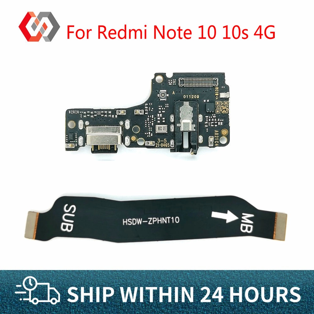 For Xiaomi Redmi Note 10 10s 4G USB Charging Port Board Connector Main ...