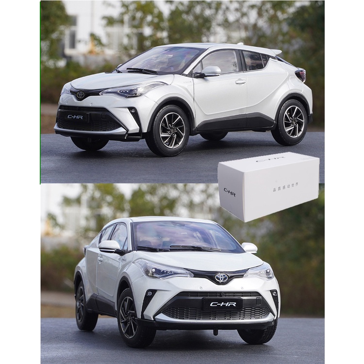 1:18 Diecast TOYOTA C-HR CHR 2022 SUV Model Car Collection White ...