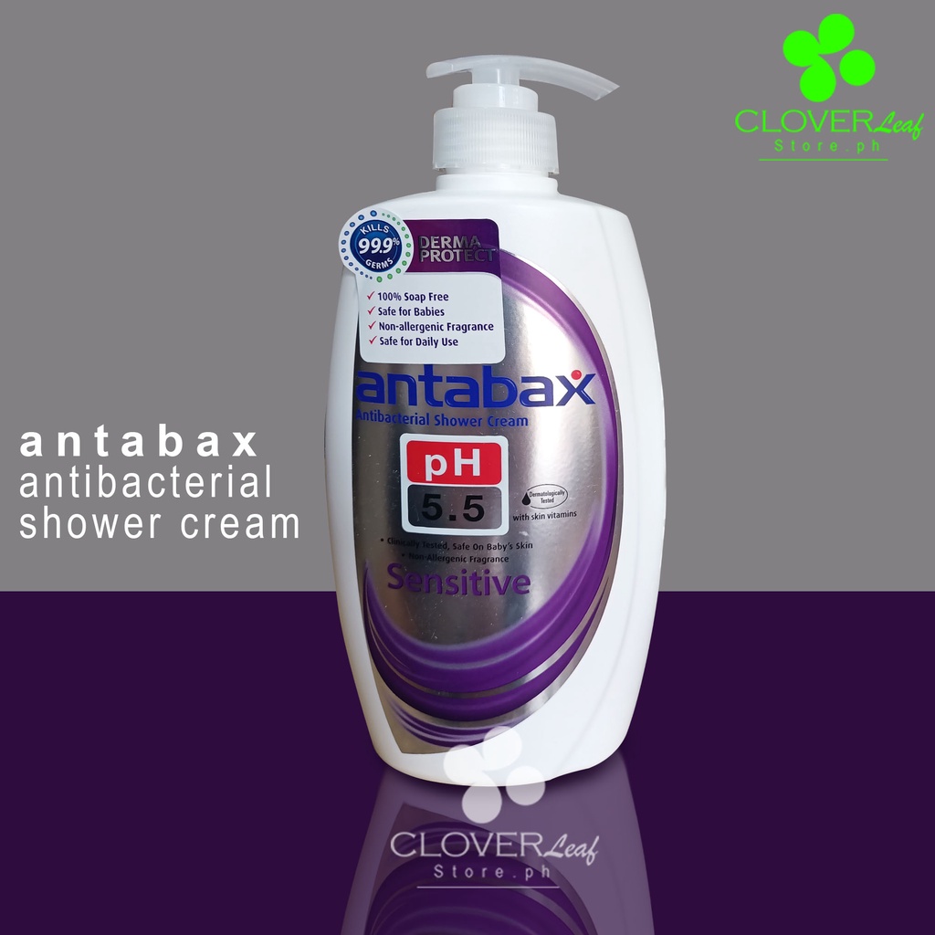 Antabax Antibacterial Shower Gel Cream Sensitive, single & Buy1 Take1 ...