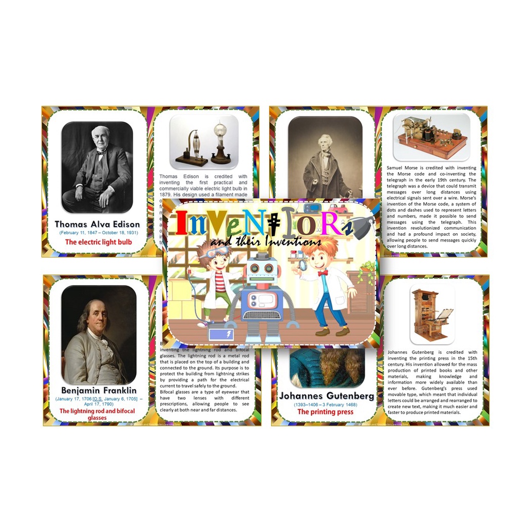 Scientists | Inventors | Flashcards | 250 mic | 23 inventors | Back to ...