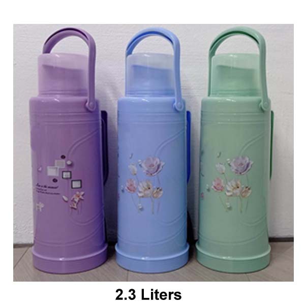 Houseware 2.3 liter Plastic Vacuum Flask Thermos 12 hours of Heat ...