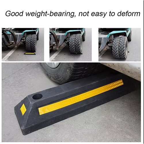 1pc/2pcsRubber Parking Stopper for Garage Floor Blocks Car Wheels ...