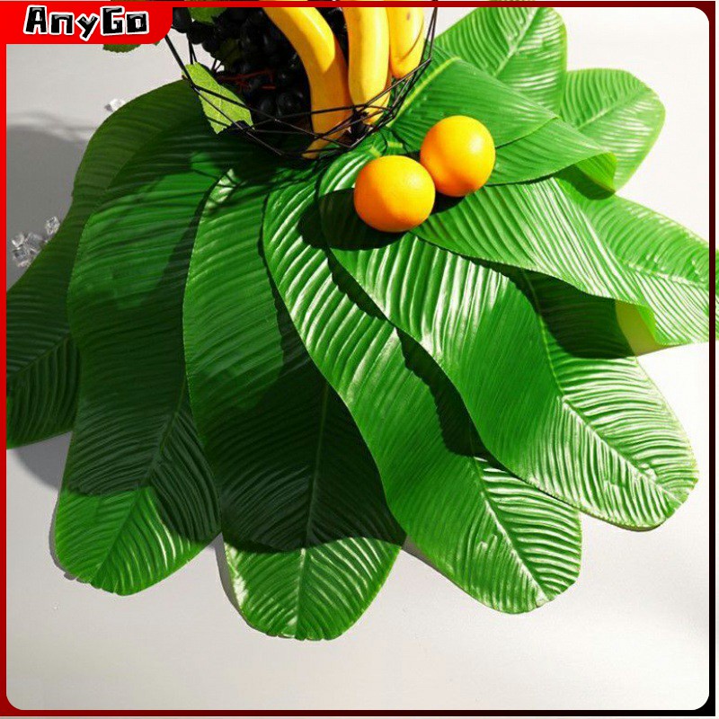 Fake banana leaf Artificial banana leaf Fake banana leaf S/M/L | Shopee ...