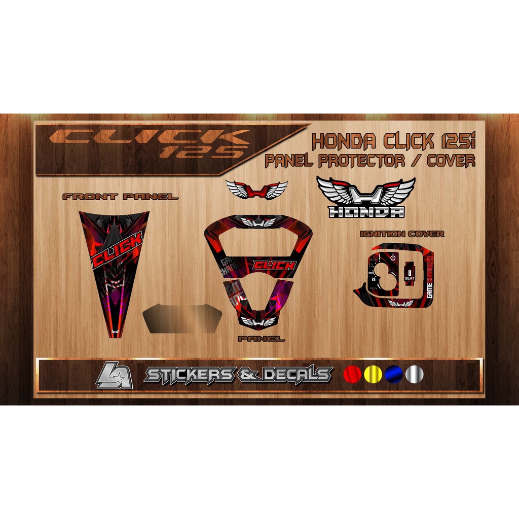 HONDA CLICK 125i V2 STICKER PANEL FRONT AND KEY IGNITION | Shopee ...