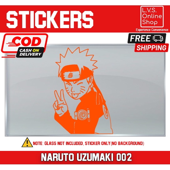 Naruto Uzumaki 002 - For Laptop Motorcycle Car Motor Tumbler - Anime ...