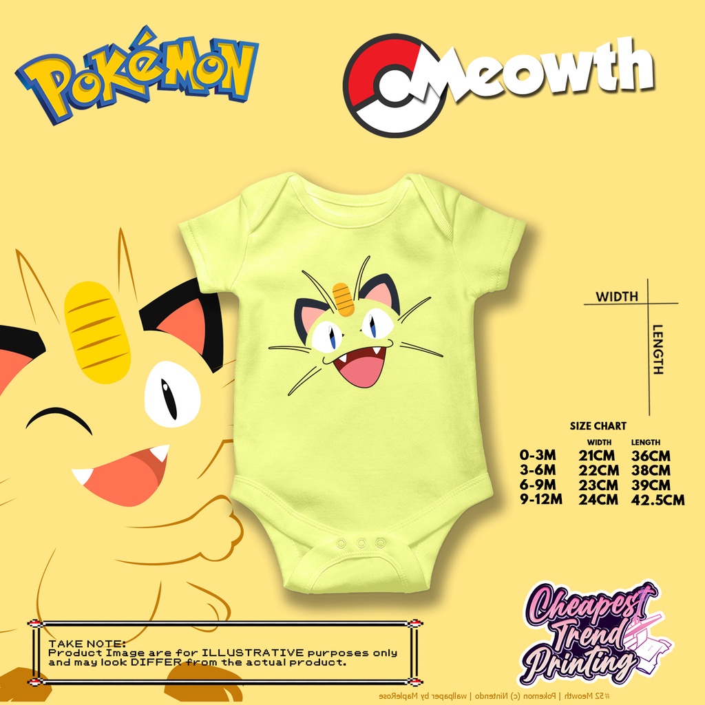 Pokemon Baby Onesie Custom Theme | Shopee Philippines