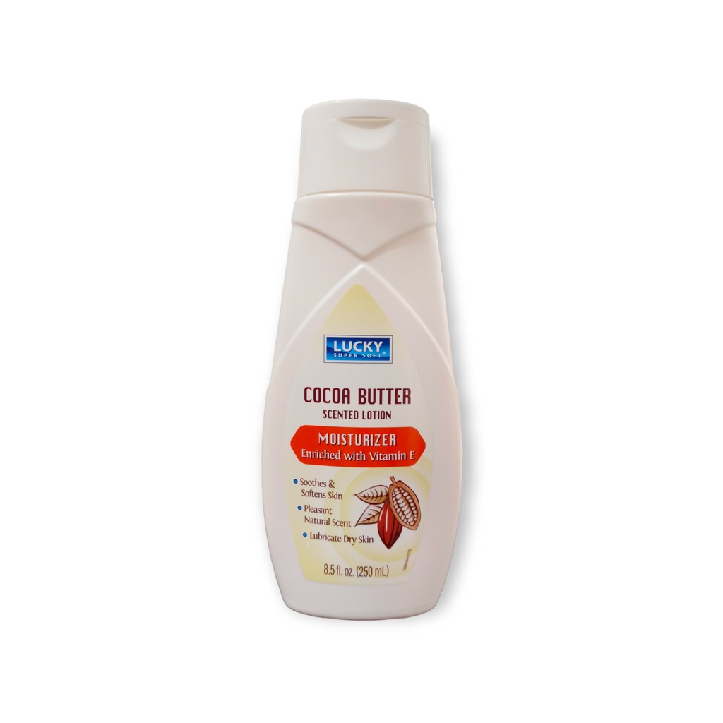 (Turkey) Lucky Super Soft Cocoa Butter Scented Lotion. 250 ml. | Shopee ...
