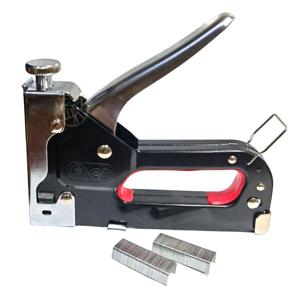 Heavy Duty Gun Tacker Staple Upholstery Staple Gun Kit Stapler Nail Gun ...