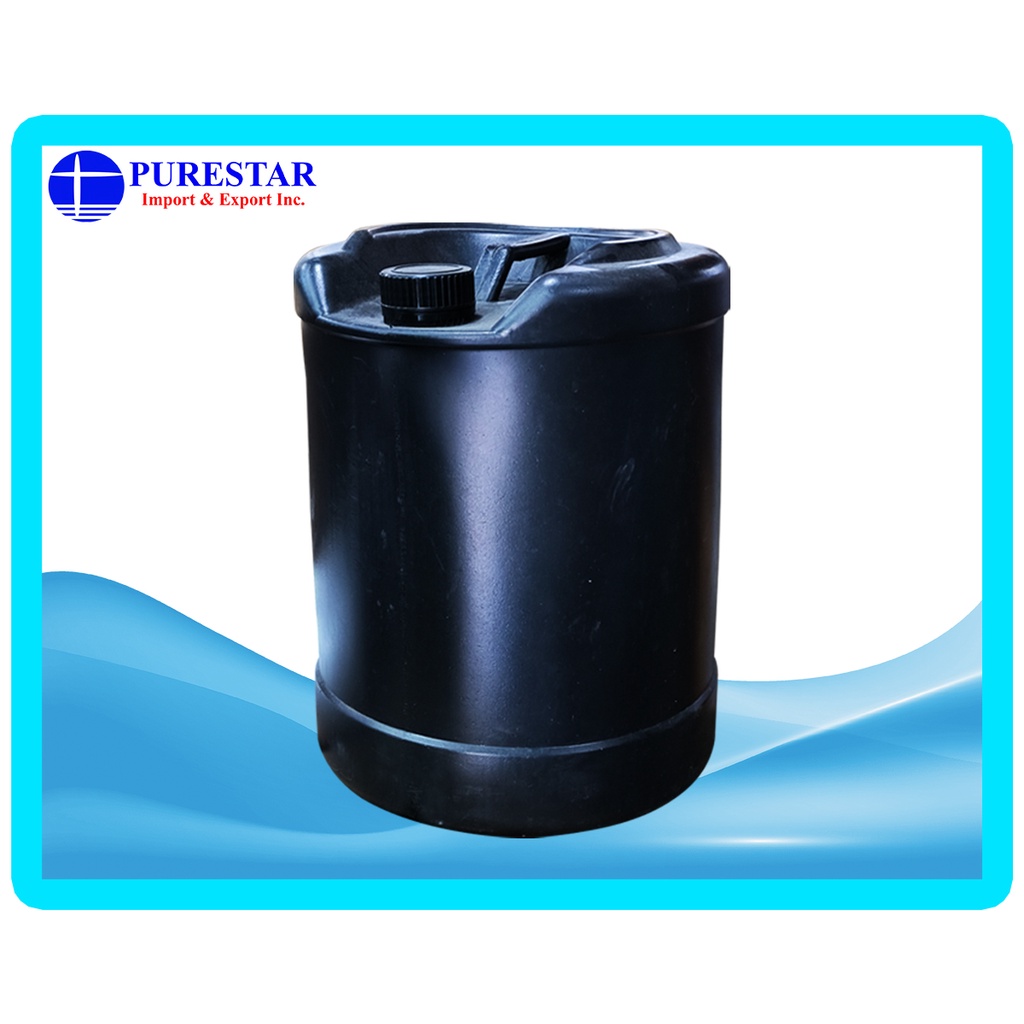 20 Liters Container Round & Square (Black) / 1 Gallon Plastic Container ...