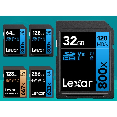 Genuine 633x 64GB SD Card 32GB 128GB flash card SDHC/SDXC U3 Class 10 ...