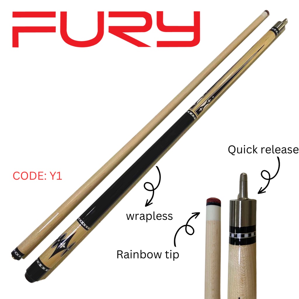 Fury Billiard Cue Stick / Bilyaran/ billiard accessories | Shopee Philippines