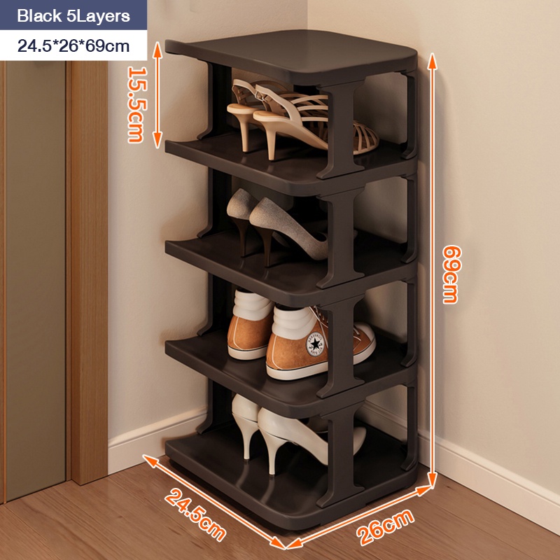 SALVO 3-10 Layer Shoe rack Stackable Shoes Organizer Storage Stand ...