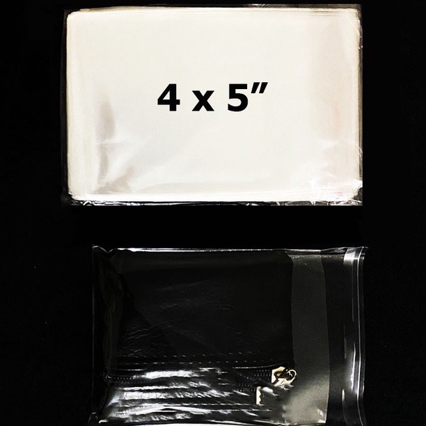 100pcs OPP with Adhesive Clear Plastic Poly Bag (Packaging for Mask ...