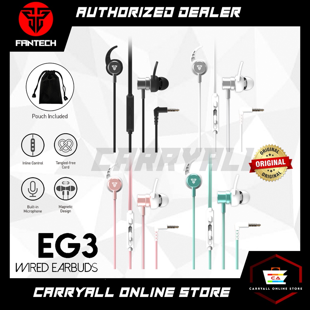 Fantech EG3 Wired Earbuds Gaming Headset for Mobile PC and Laptop ...