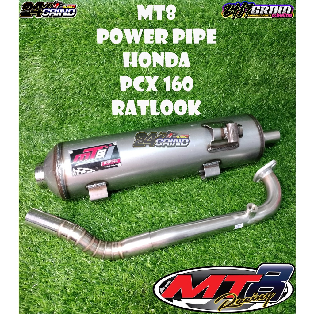 MT8 POWER PIPE HONDA PCX 160 RATLOOK THAILAND MADE | Shopee Philippines
