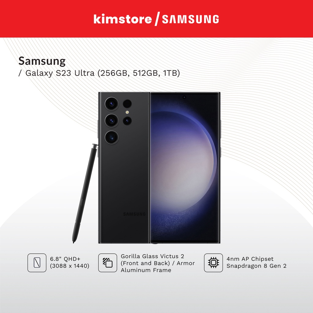 Samsung Galaxy S23 Ultra (S9180) 256GB, 512GB | Shopee Philippines