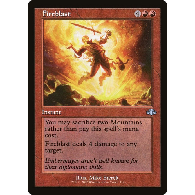 MTG Magic: The Gathering - Fireblast DMR | Shopee Philippines