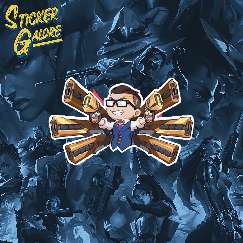 CHAMBER VALORANT SPRAY STICKERS (WATERPROOF AND SCRATCH PROOF, VINYL ...