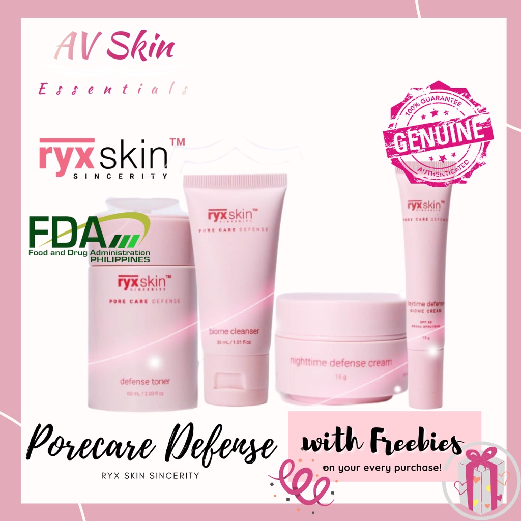 (COD) Ryx Skin Porecare Defense Kit ONHAND [Poreless Maintenance Set ...