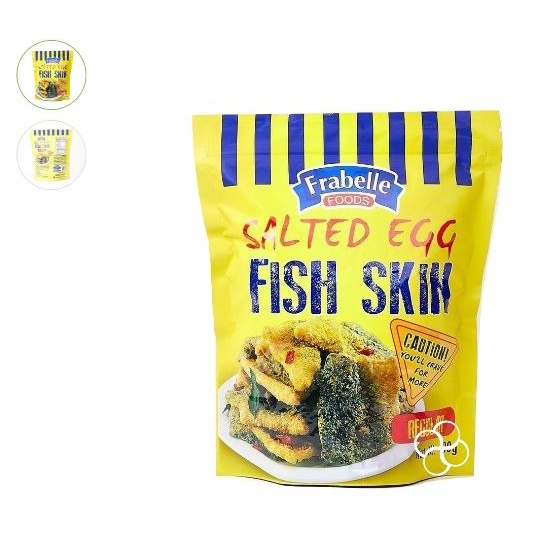 Frabelle Salted Egg Fish Skin Regular 100g | Shopee Philippines