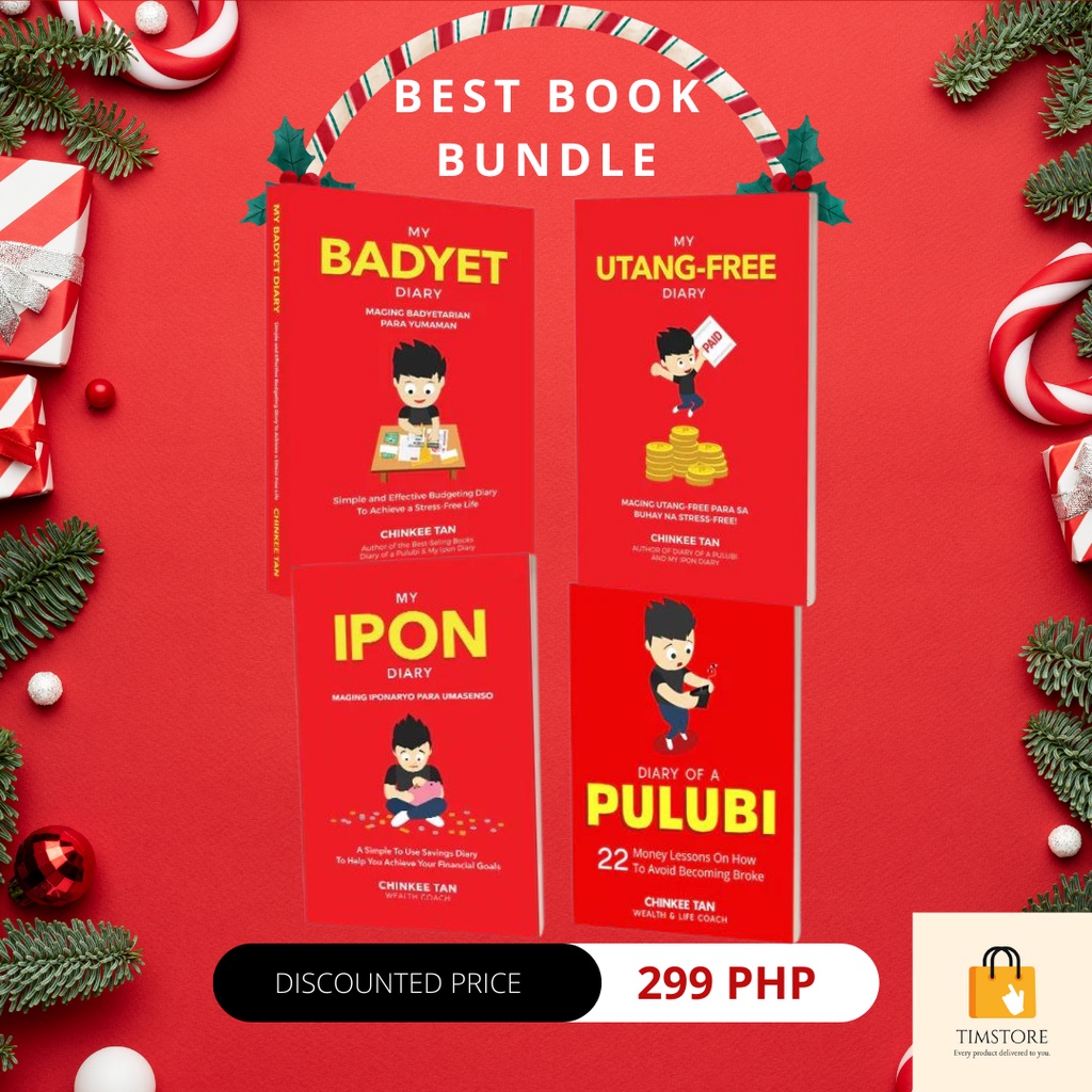 4 in 1 Diary Book Bundle (Ipon Badyet Utang-Free Pulubi Diary) Chinkee Tan Books Bundle | Shopee ...