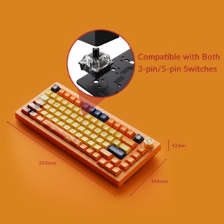 Akko Dragon Ball SUPER GoKu 5075B Plus RGB LED Mechanical Keyboard 82 ...