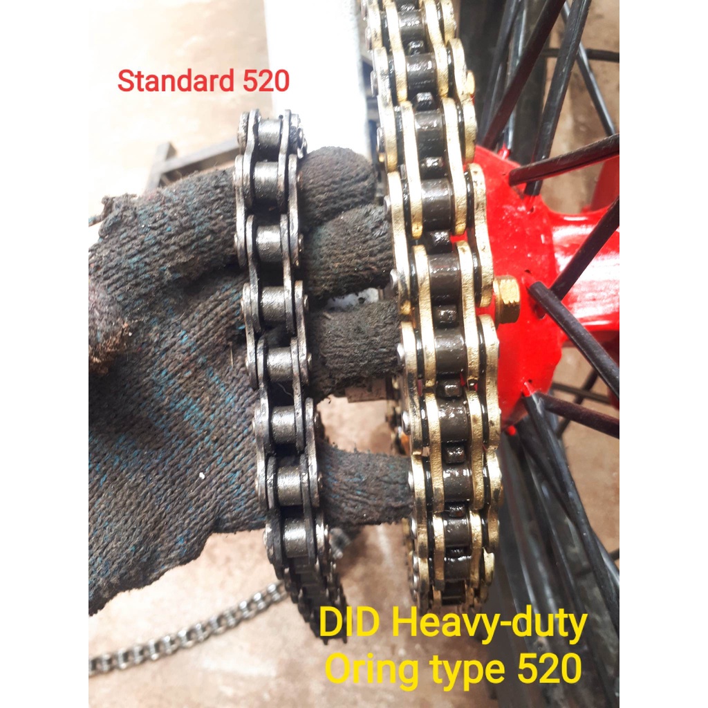 Japan 520 HEAVY DUTY ORING TYPE CHAIN 120l RXv | Shopee Philippines