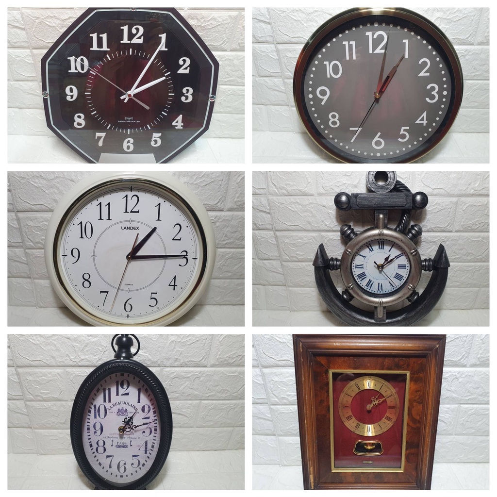 Assorted Wall and Desk Clock from Japan and UK | Shopee Philippines