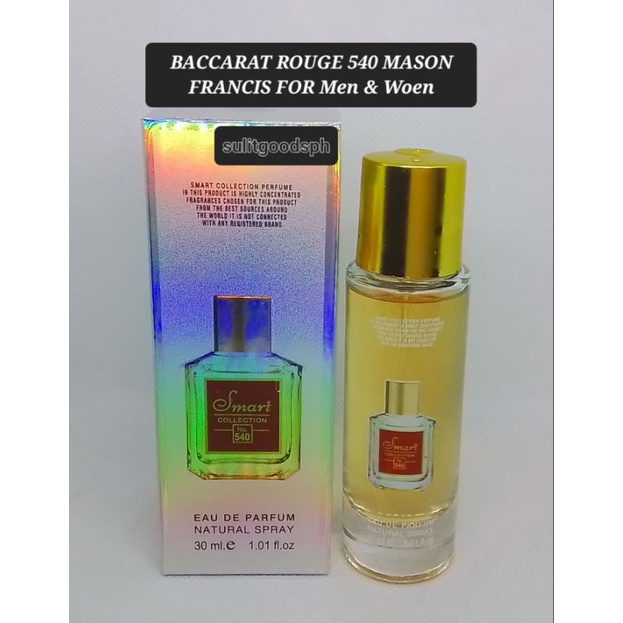 SMART COLLECTION PERFUME NO. 540(A) FOR WOMEN AND MEN 30 ML EDP ...