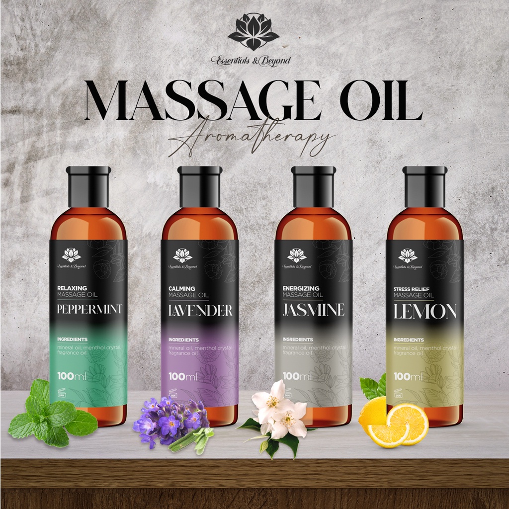 Essentials MASSAGE OIL | Spa Essentials | Aromatherapy & Relaxation ...