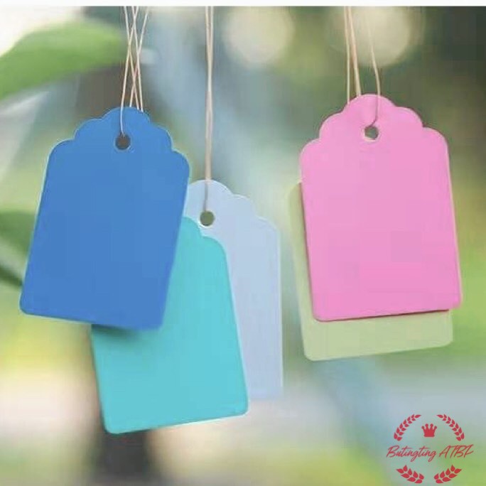 100 Pcs Waterproof Strip Line Labels Signs Hanging Tags | Shopee ...