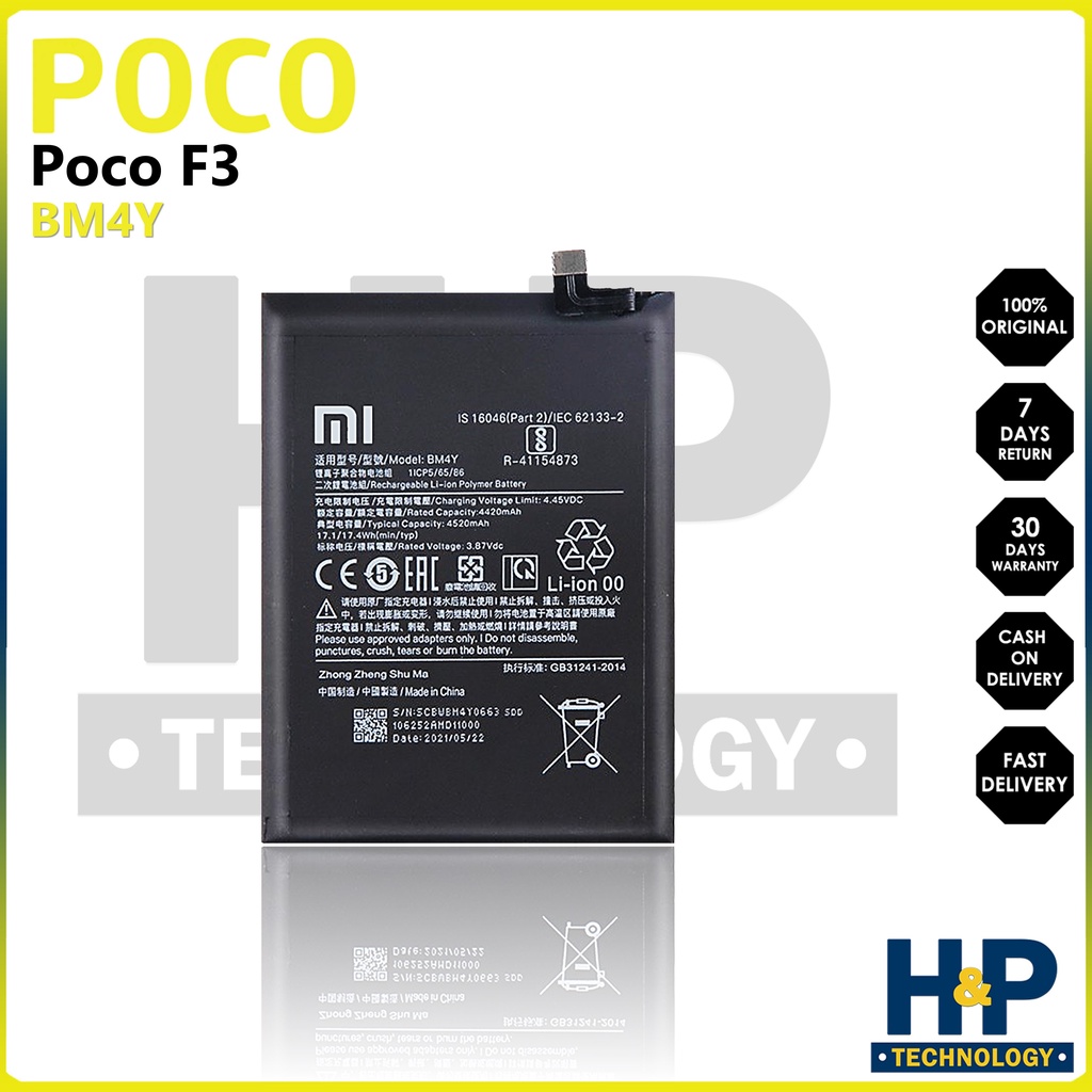 BM4Y Battery Poco F3 | Shopee Philippines