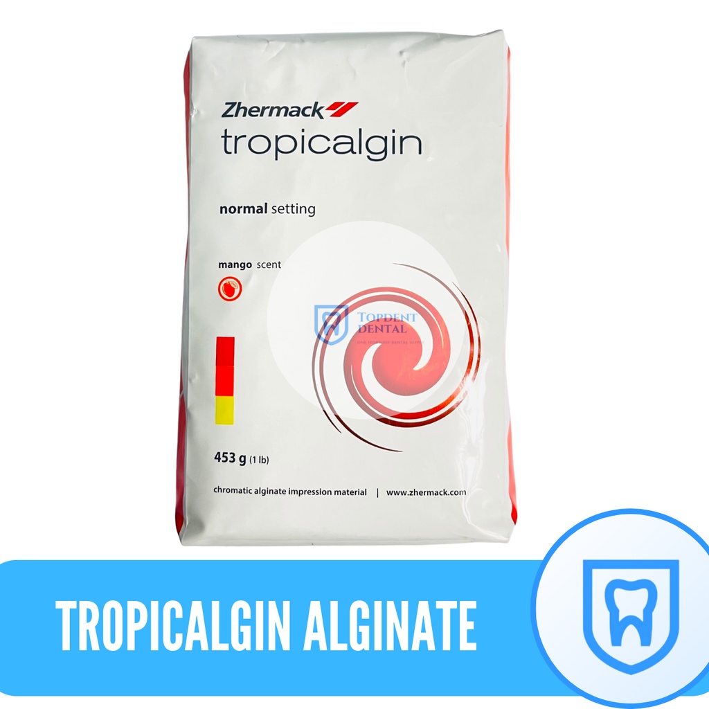 Tropicalgin (ZHERMACK Italy) Chromatic Dental Alginate Mango Scent 453g ...