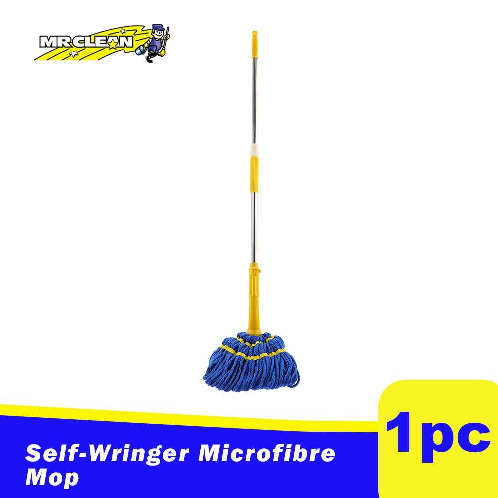 MR CLEAN Self-Wringer Microfibre Mop H 26 | Shopee Philippines