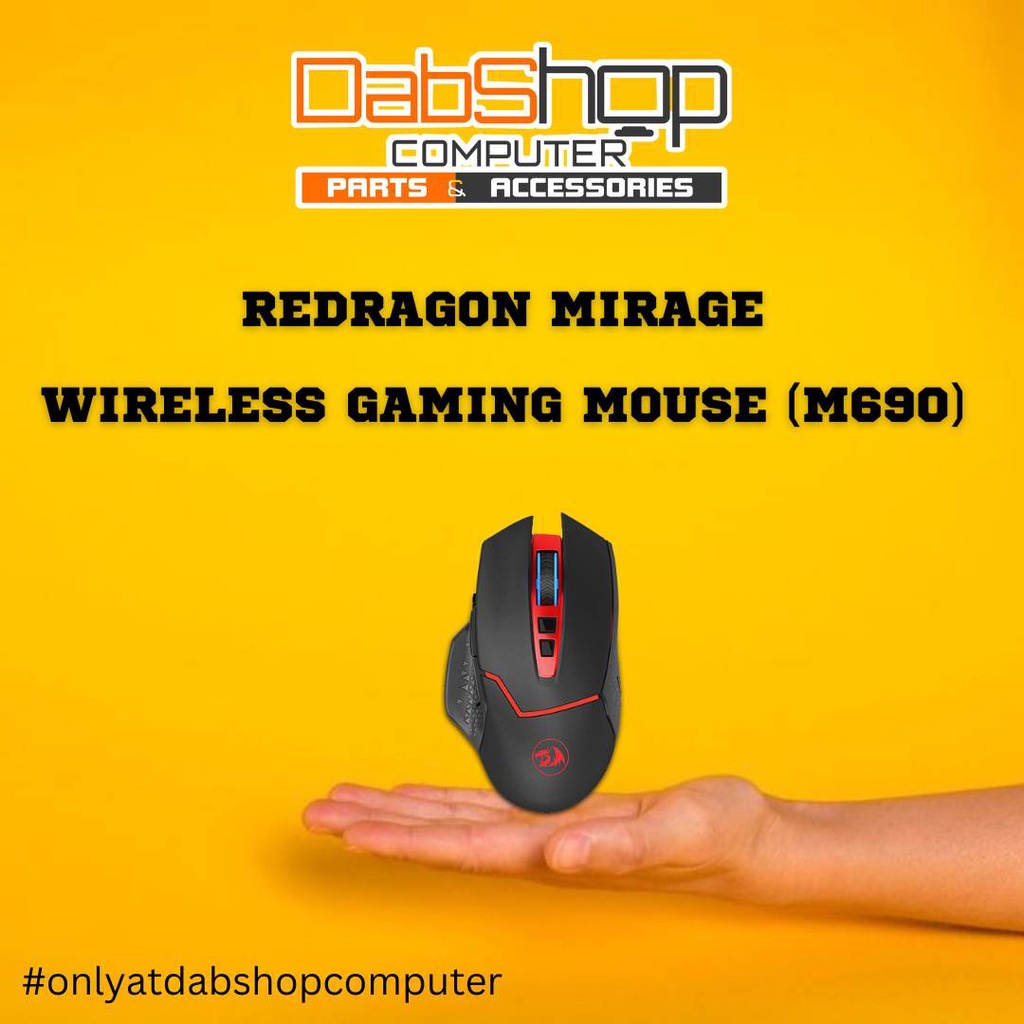 REDRAGON M690 MIRAGE WIRELESS GAMING MOUSE | Shopee Philippines