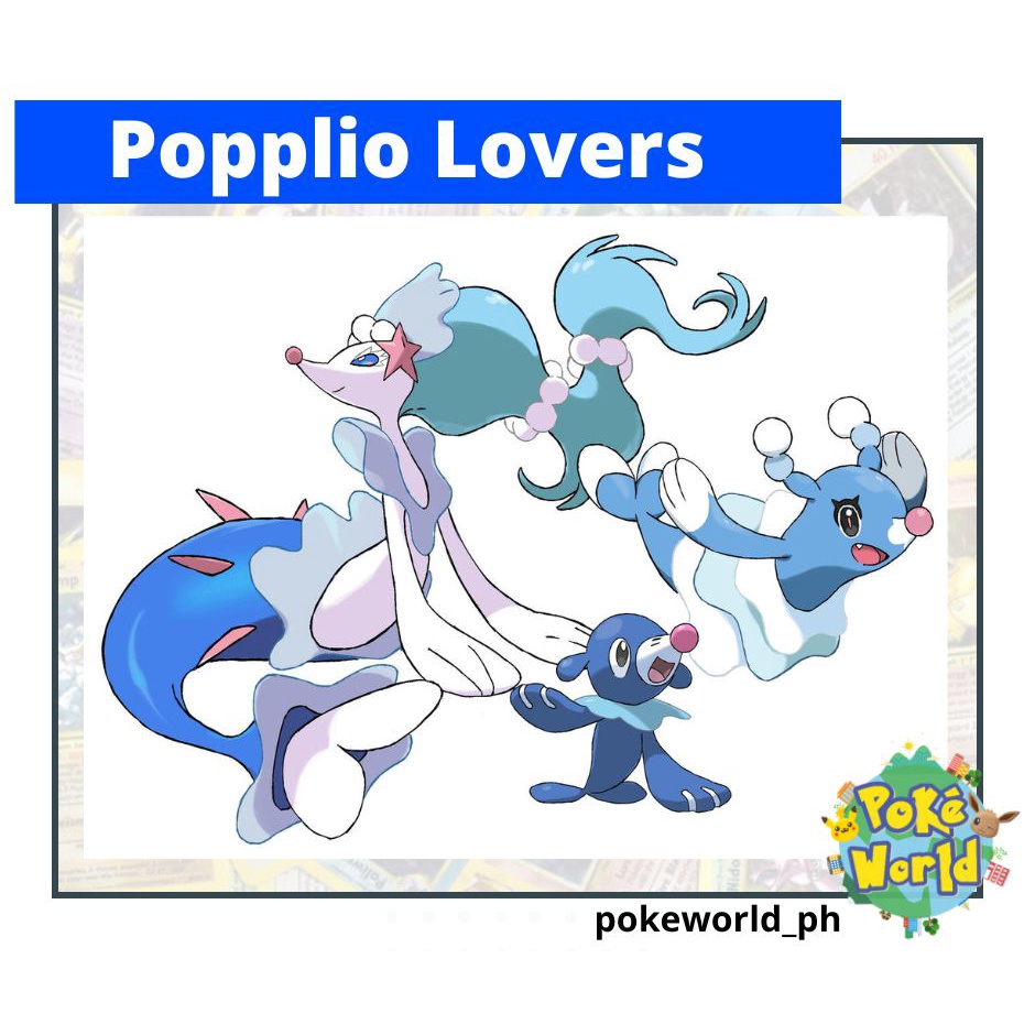 Popplio Lovers ( Pokemon Water Starters) Brionne Primarina | Shopee ...